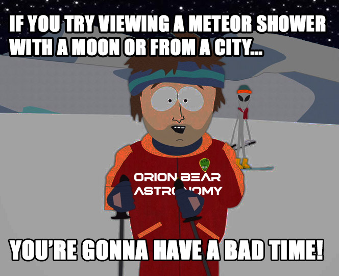 A Guide to Meteor Showers – ORION BEAR ASTRONOMY